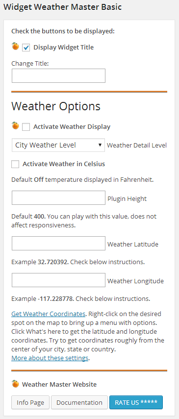Techgasp Weather Master Backend Widget Basic Techgasp